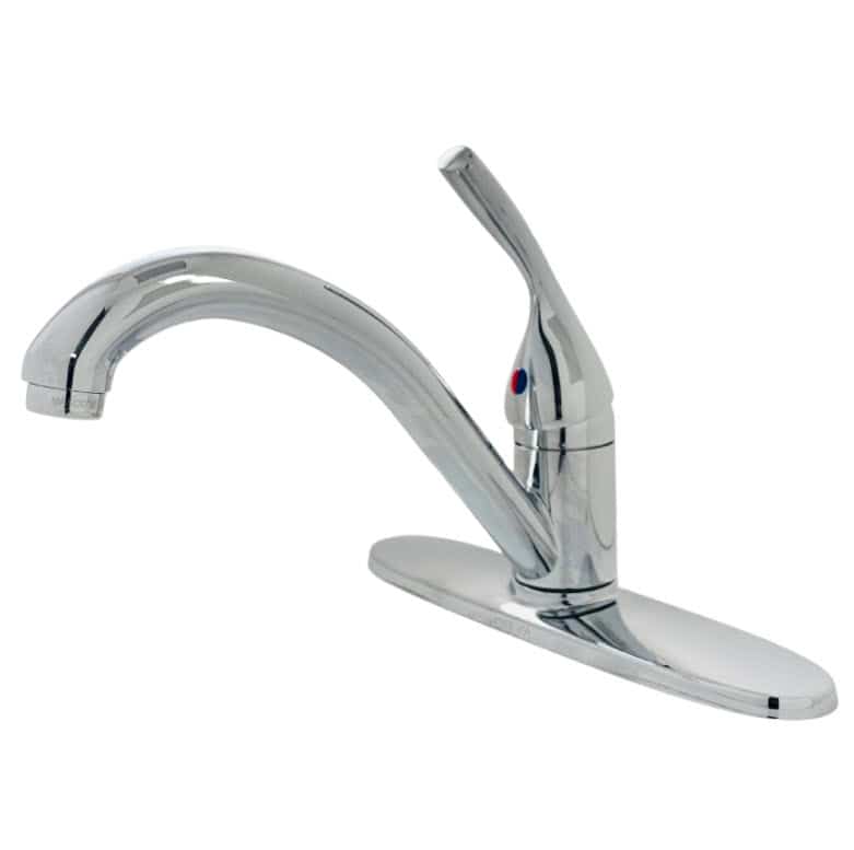 Delta Classic 100-DST Single-Handle Standard Kitchen Faucet in Chrome