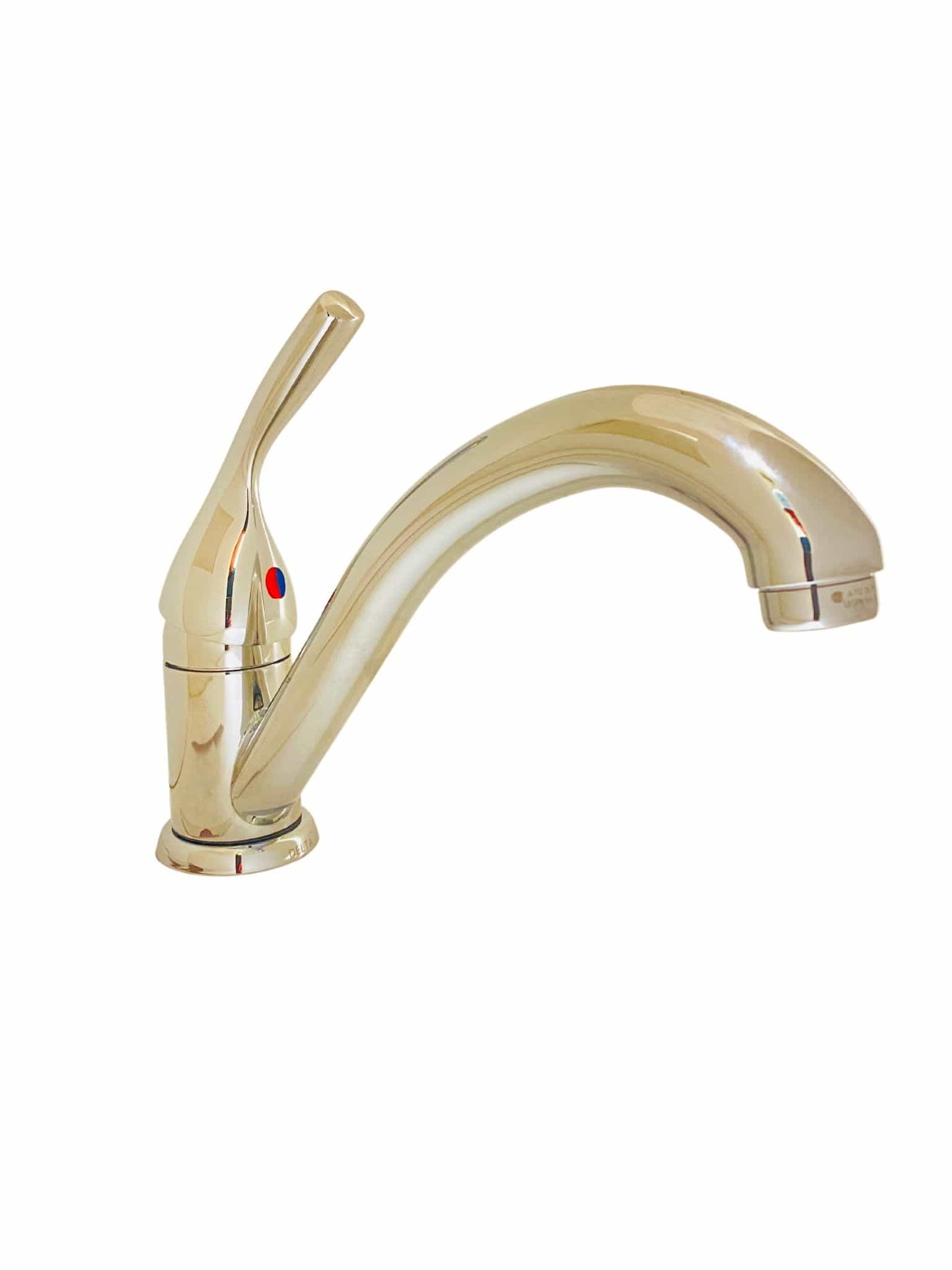 Delta 101-DST Classic Single Handle Kitchen Faucet in Chrome