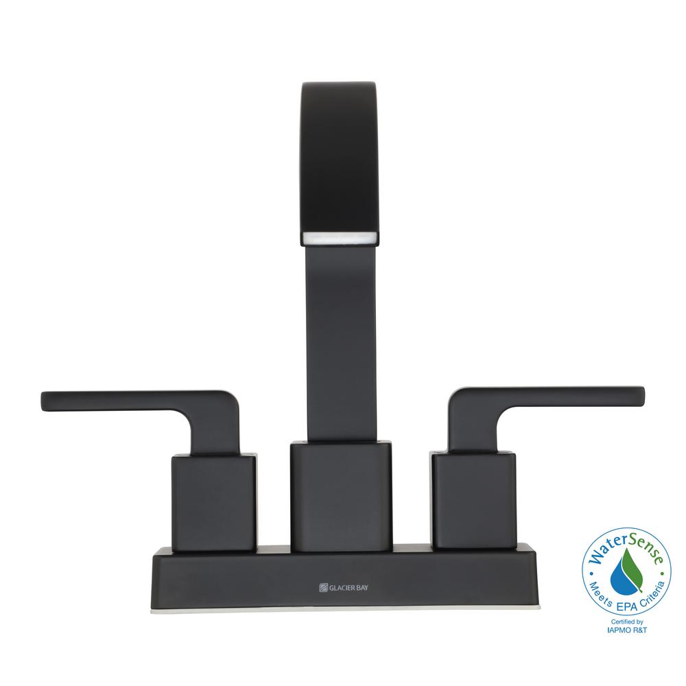 Glacier Bay Farrington 1003 252 901 4 in. Centerset 2-Handle Hi-Arc ...