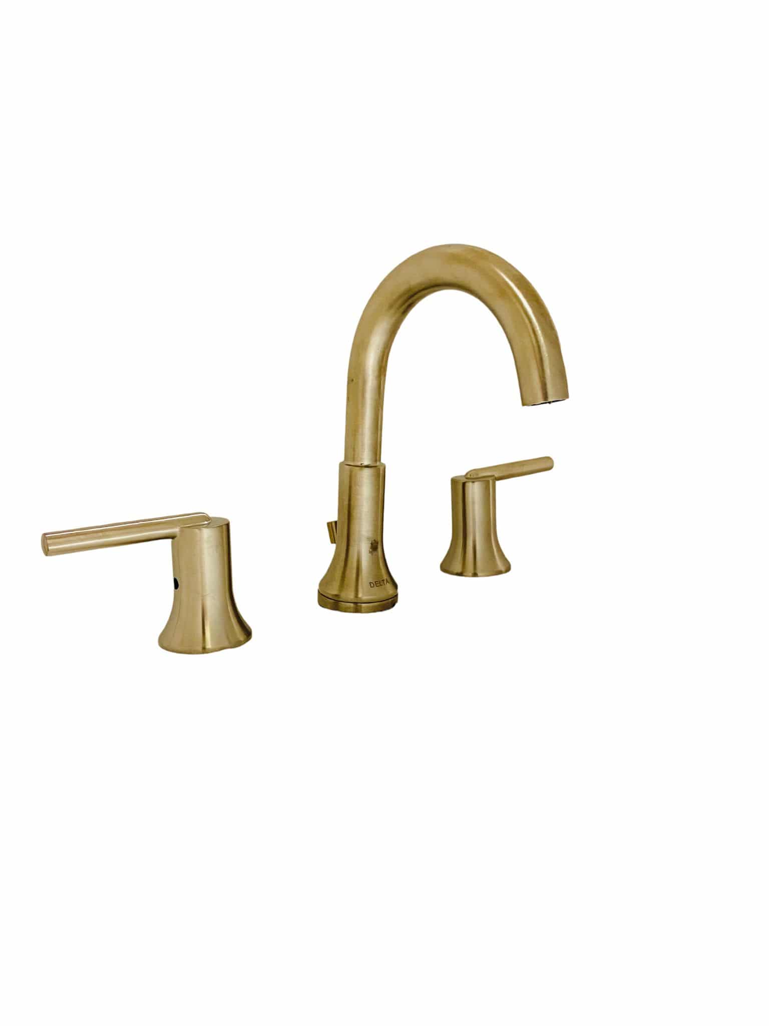 Delta 3559-SSMPU-DST Trinsic 8 in. Widespread 2-Handle Bathroom Faucet with Metal Drain Assembly ...