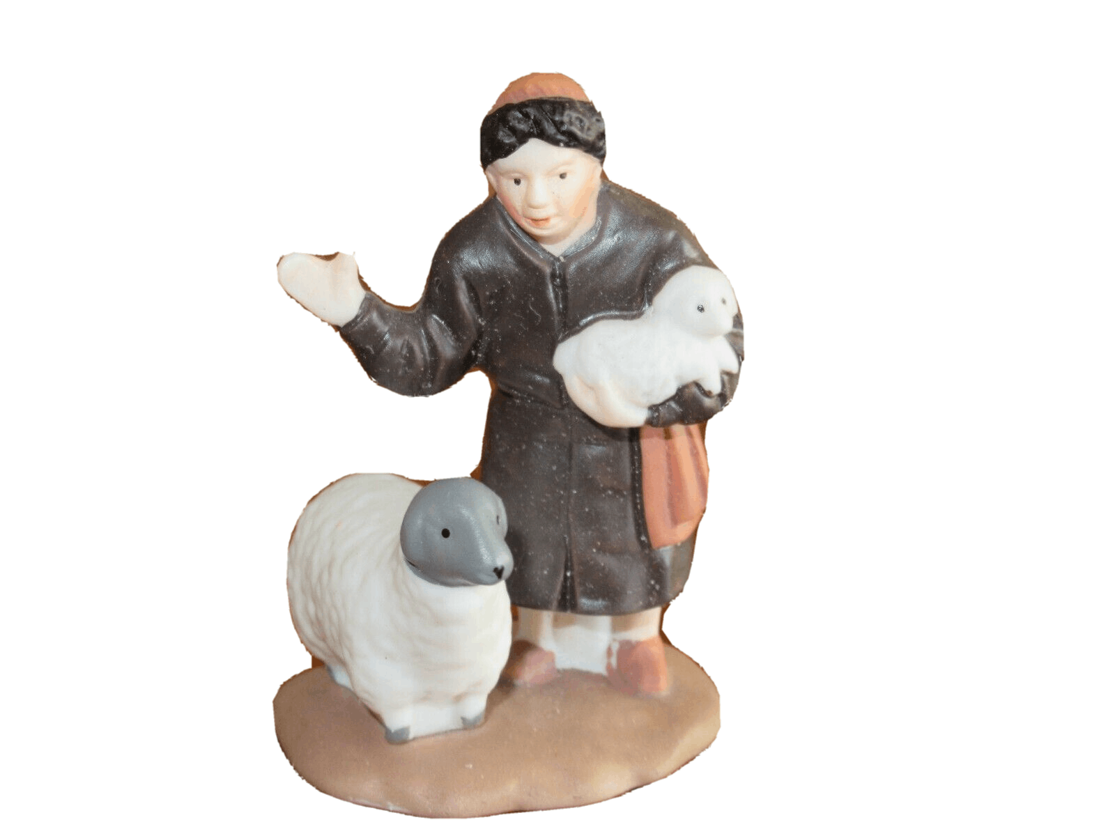 Dept 56 Little Town of Bethlehem Village Nativity Shepherd w/ Lamb ...