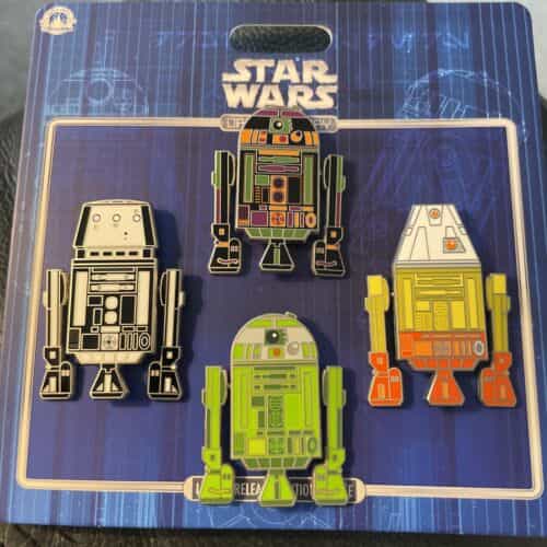 New Disney Star Wars Droid Factory Halloween Pin Set 2022