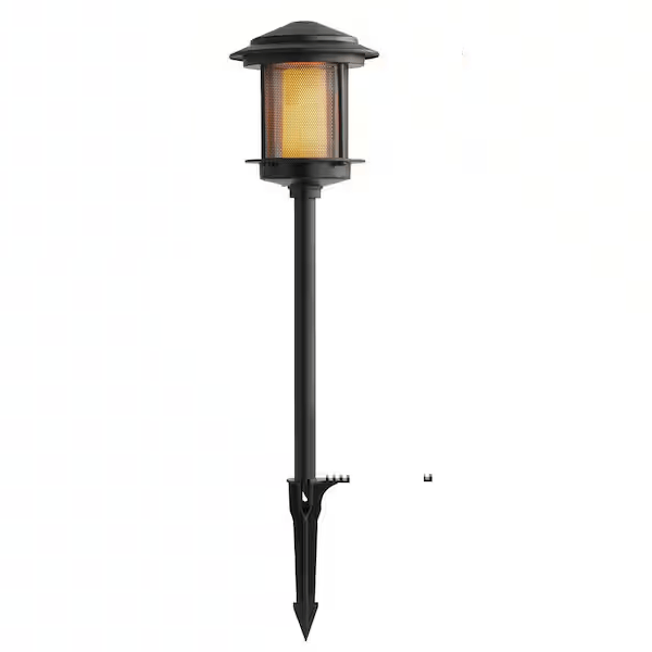 Hampton Bay 62906 Ambrose Low Voltage 2.4 Lumens Black Integrated LED ...