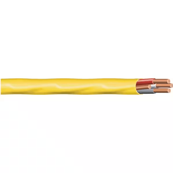 Southwire 63947622 50 ft. 12/3 Solid Romex SIMpull CU NM-B W/G Wire