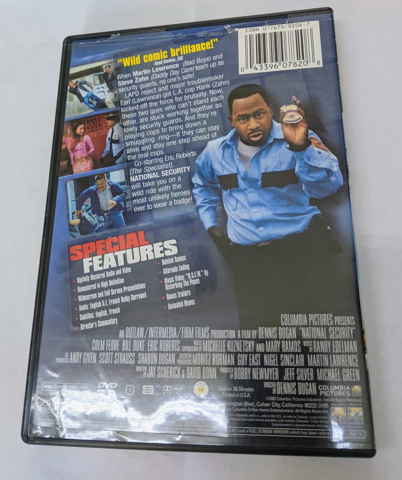 National Security DVD Movie