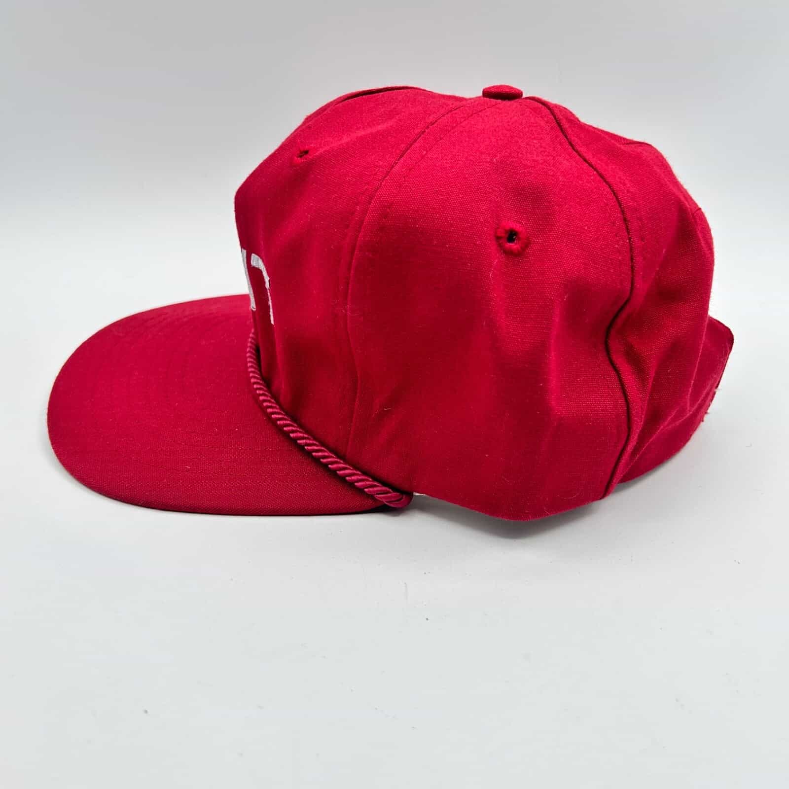 NWOT Vintage Rare Texace FRIT Car Railroad Red Adjustable Cap with ...